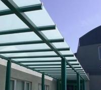 China Cutting Edging Drilling Tempering Flat Curved Clear Laminated Glass for Entrance Canopy for sale