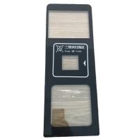 China Decorative Black Paint Silk Screen Printing Tempered Glass for Touch Screen Overlay for sale