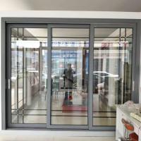 China Hollow Structure Aluminum Office Partition Profile for Soundproof Glass Room Divider for sale