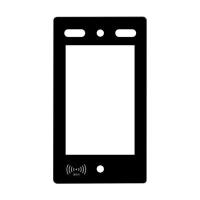 China Decorative Black Paint Silk Screen Printing Tempered Glass for Touch Screen Overlay for sale