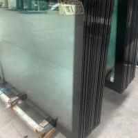 China Decorative Black Paint Silk Screen Printing Tempered Glass for Touch Screen Overlay for sale