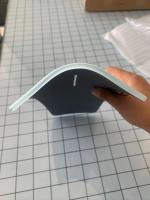 China EV Charger Charging Pile Decoration Tempered Glass Cover with Pencil Polish Edge Treatment for sale