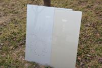 China 4mm Thick Tempered Silk Screen Printed Refrigerator Glass Door for Home and Decoration for sale