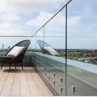 China Residential Swimming Pool Frameless Glass Fences with Drill Holes and Edge Works for sale