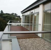 China AS/NZS2208 1996 / SGCC/ CE 10mm 12mm Outdoor Glass Balustrade Glass Railing for Balcony for sale
