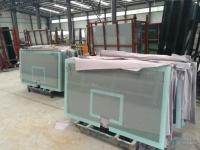 China Silk Screen Tempered Glass Basketball Board for Apartment Miter Edge Treatment Sale for sale