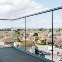 China AS/NZS2208 1996 / SGCC/ CE 10mm 12mm Outdoor Glass Balustrade Glass Railing for Balcony for sale