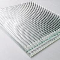 China Ribbed Customized Flat Glass for Bathroom Kitchen Living Room Hotel Window Partition Door for sale