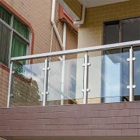 China AS/NZS2208 1996 Certified U Channel Base Tempered Glass Railings for Outdoor Projects for sale