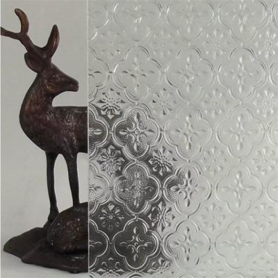 China Building Window Hollow Structure Moru Pattern Float Glass with Temperable Properties for sale