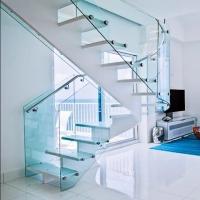 China AS/NZS2208 1996 / SGCC/ CE Certified 6 6 Laminated Glass Floor Anti Slip Glass Stairs for sale