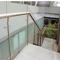 China Upgrade Your Home's Style with Modern U Channel Stringer Stainless Steel Glass Stair for sale