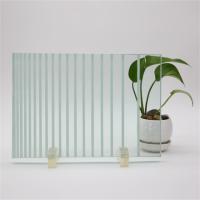 China Cut Custom Pattern Textured Glass for Apartment Decorative Hot Melt Fused Glass for sale