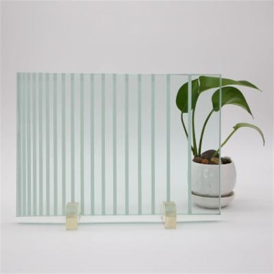 China Cut Custom Pattern Textured Glass for Apartment Decorative Hot Melt Fused Glass for sale