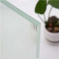 China Cut Custom Pattern Textured Glass for Apartment Decorative Hot Melt Fused Glass for sale