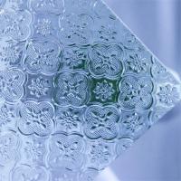 China Patterned Glass Technique Clear Moru Glass Decoration 2100X2440mm Size 3mm-12mm Thickness for sale