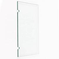China Customized Color and Logo Clear Tempered Shower Glass for Fixed Shower Doors for sale