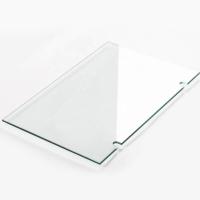 China Customized Color and Logo Clear Tempered Shower Glass for Fixed Shower Doors for sale