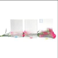 China Bronze and Gray Tempered Dichroic Moru Fluted Glass Door with Colorful Ripple Pattern for sale
