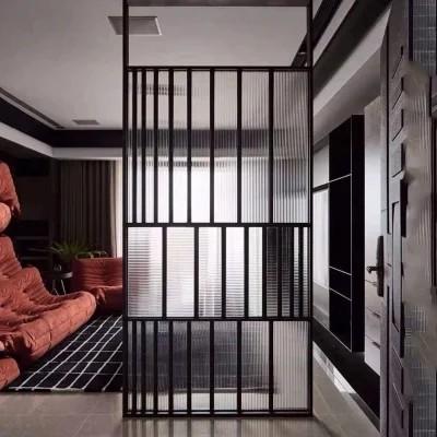 China Ribbed Reed Waterfall Design Glass in 3mm 4mm 5mm 8mm for Bathroom Hotel Decorations for sale