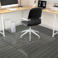China Industrial Grade Clear Tempered Glass Chair Mat 1/5