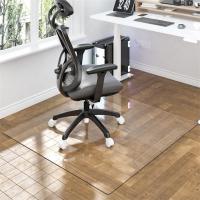 China Industrial Grade Clear Tempered Glass Chair Mat 1/5