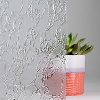 China Qualified Float Glass 10mm Frost Acid Etched Tempered Glass for Shower Glass Door for sale