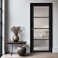 China Qualified Float Glass 10mm Frost Acid Etched Tempered Glass for Shower Glass Door for sale