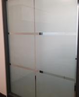 China Qualified Float Glass Acid Etched Satin Frost for Apartment Wardrobe Door Improvement for sale