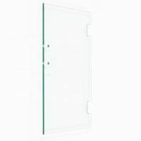 China Bathroom Decorative Hollow Structure Clear Tempered Glass for Frameless Shower Doors for sale