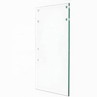 China Bathroom Decorative Hollow Structure Clear Tempered Glass for Frameless Shower Doors for sale