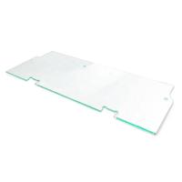 China Bathroom Decorative Hollow Structure Clear Tempered Glass for Frameless Shower Doors for sale