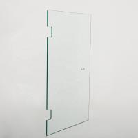 China Bathroom Decorative Hollow Structure Clear Tempered Glass for Frameless Shower Doors for sale