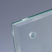 China Bathroom Decorative Hollow Structure Clear Tempered Glass for Frameless Shower Doors for sale