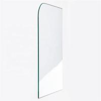 China EN12150/CE/SGCC/Australian Certificate Tempered Glass for Single Fixed Frameless Radius Shower Door for sale
