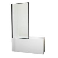 China Fine Polished Edge Decoration Clear Tempered Shower Glass for Frame Shower Doors for sale
