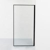 China Fine Polished Edge Decoration Clear Tempered Shower Glass for Frame Shower Doors for sale