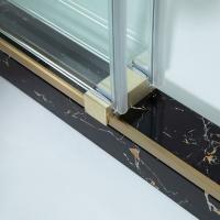 China Modern Design 3/8 Inch Tempered Glass Double Sliding Doors for Commercial Buildings for sale