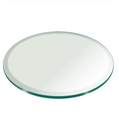 China Modern Design Round Tempered Glass Table Top with Laminated Glass for sale