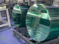 China Modern Design Round Tempered Glass Table Top with Laminated Glass for sale