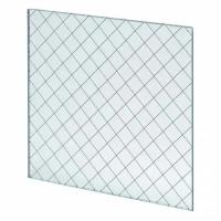 China Edgeworks Float Glass Annealed 6 mm Obscure Iron Wire Mesh Figured Patterned Wired Glass for sale