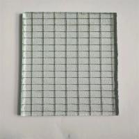China Industrial Safety Tempered Stainless Steel Edging Wired Glass for Partition Screen Decoration for sale
