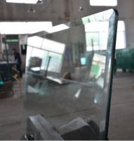 China Hollow Structure Decoration 12mm Square and Rectangle Table Top Glass With Beveled Edge for sale