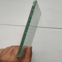 China Industrial Safety Tempered Stainless Steel Edging Wired Glass for Partition Screen Decoration for sale