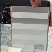 China Flat Switchable Tint Pdlc Smart Glass Film for Soundproof Protection 0.38mm Thickness for sale