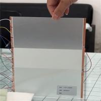 China Flat Switchable Tint Pdlc Smart Glass Film for Soundproof Protection 0.38mm Thickness for sale