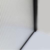 China Radius Corners Frameless Bath Bathtub Shower Enclosure for Bathroom Hotel Decoration for sale