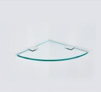 China Avialable Tempered Glass Bathroom Shelf with Customized Logo and Silk Screen Printing for sale