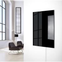 China Flat 4mm Thickness Home Glass Heating Panel with WiFi Electric Wall Infrared Room Heater Glass for sale