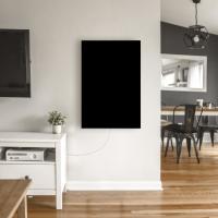China Flat 4mm Thickness Home Glass Heating Panel with WiFi Electric Wall Infrared Room Heater Glass for sale